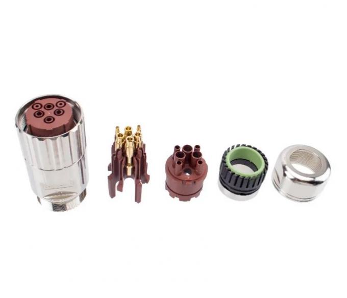 30A 70A Large motor Connector 6 8Pins Straight Female Assembly Metal ...