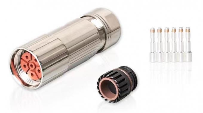 Siemens M23 Servo Power 6 Pin Connector 6FX2003-0LU30 Industrial ...