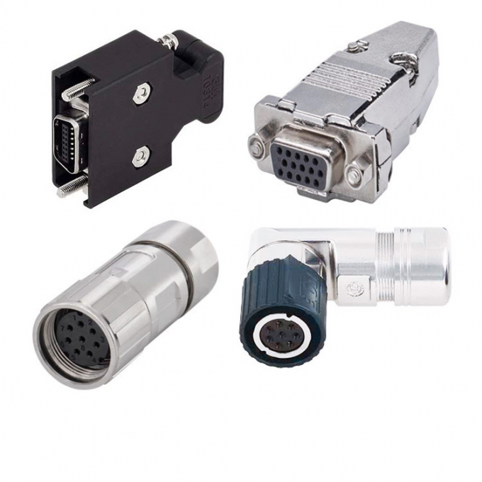 V90 Servo Motor Plug Connector For Siemens, Incremental Encoder Cable ...