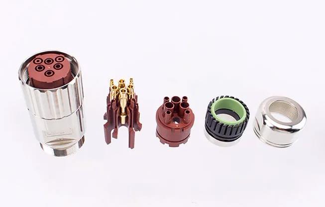 IP67 Servo Motor Connectors For Industrial Automation -40C To 105C 6pin