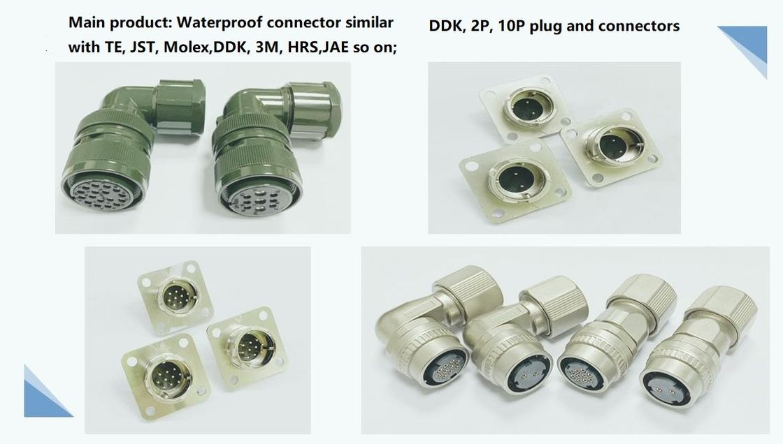 DDK 2P 10P Straight Angle Type Connector And Base PODS 4pin 10pin ...