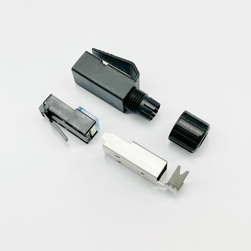 RJ45 Profinet Fast Connector 4pin 8pin Cat Profinet Cable M12 D Code CAT5E