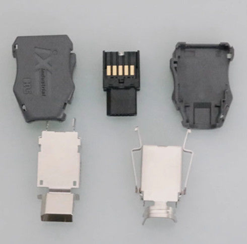 Industrial Ethernet Cable Plug Ix Industrial Hirose HRS Connector IX40G ...