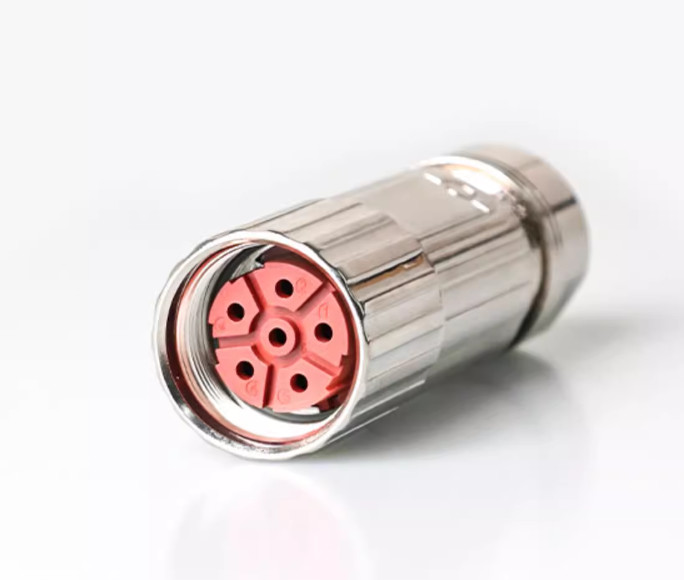 Siemens M23 Servo Power 6 Pin Connector 6FX2003-0LU30 Industrial ...