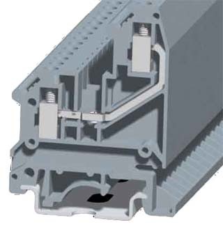 SKJ-4RE Din Mount Terminal Block Phosphor Bronze Tin Plated 7-8mm ...