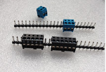 Pin IC Socket Electrical Screw Terminal Block Connector Steel Zinc Plated