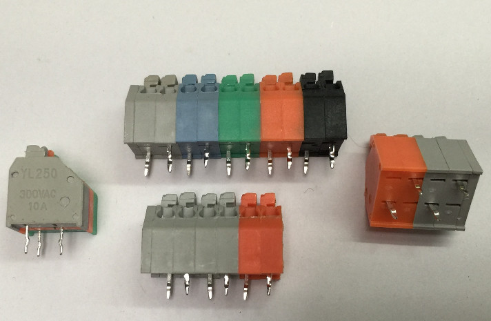 PCB Screw Terminal Block RD250T-5.0 1P-XXP 300V 10A Wire To Board ...