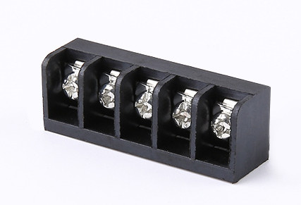 Electrical Black Barrier Terminal Blocks With Removable Clear Plastic ...