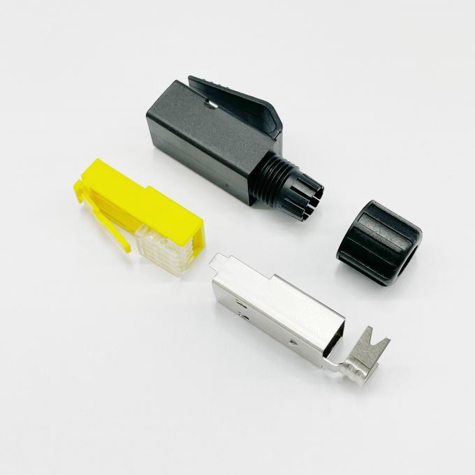 RJ45 Profinet Fast Connector 4pin 8pin Cat Profinet Cable M12 D Code CAT5E