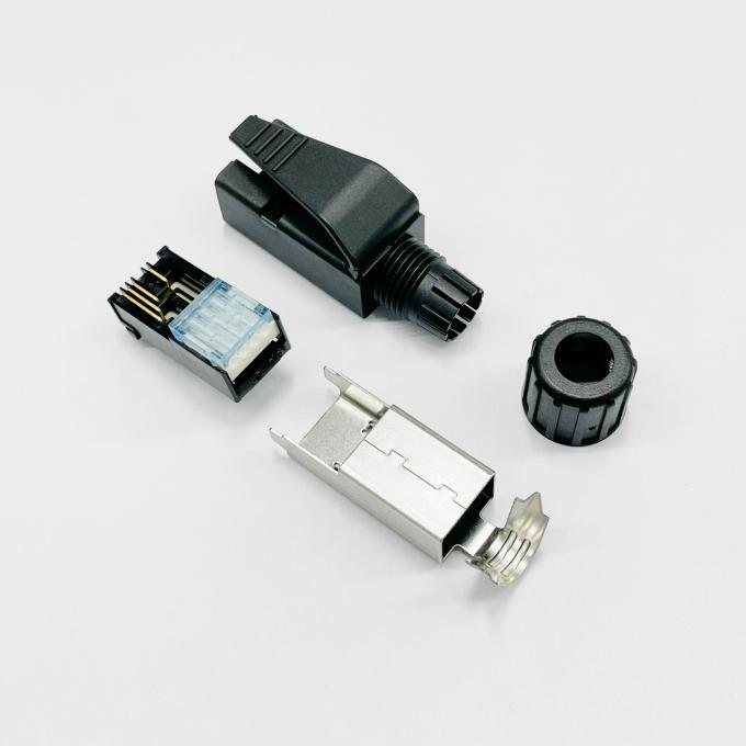 RJ45 Profinet Fast Connector 4pin 8pin Cat Profinet Cable M12 D Code CAT5E